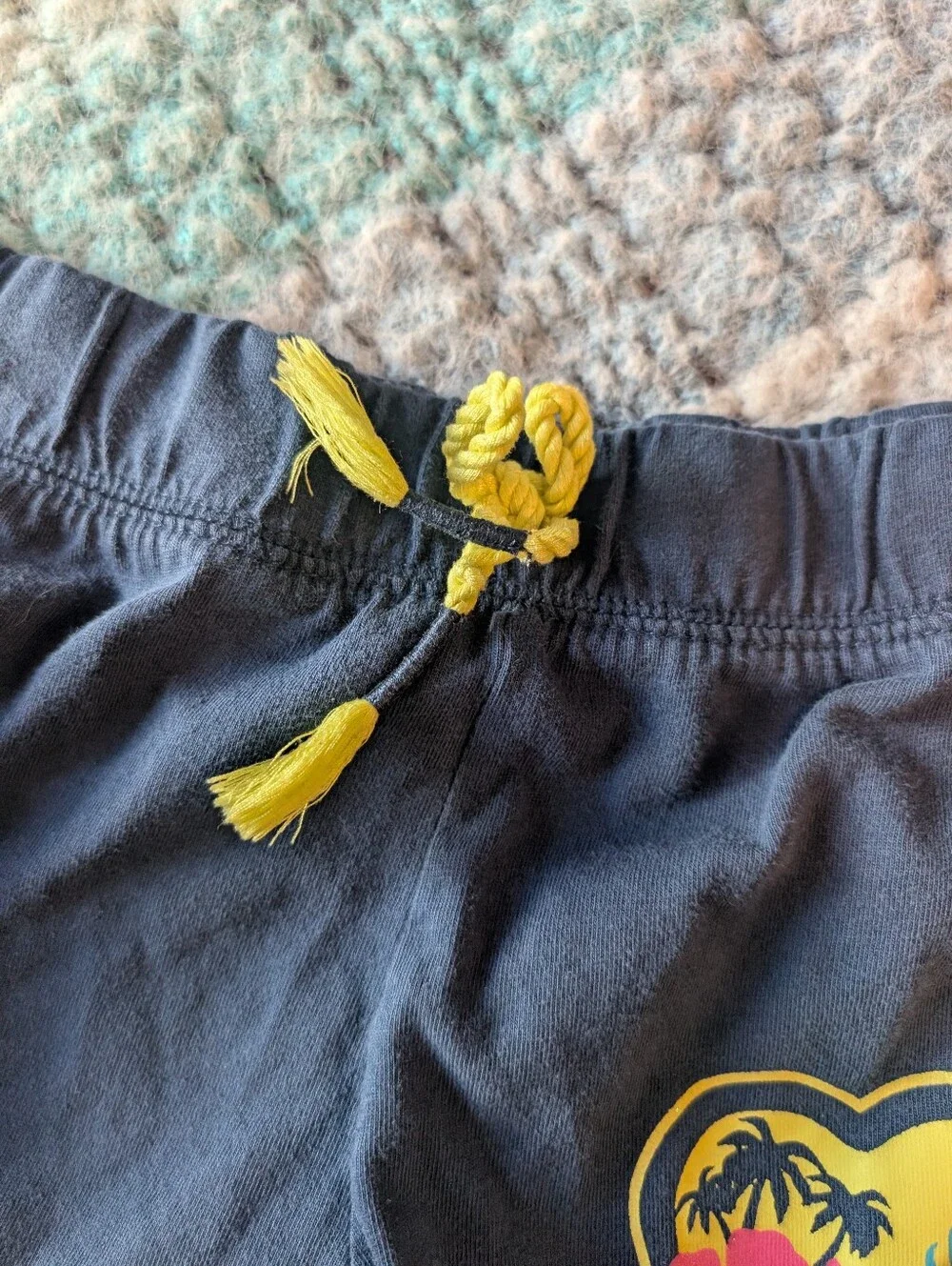 wonder nation | Bottoms | Girls Wonder Nation Navy Shorts With Yellow ...